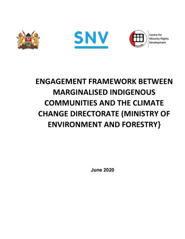 The Marginalised Indigenous Communities NCCAP Engagement Framework ...